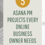 5 Asana PM Projects Every Online Business Owner Needs - Byte Bodega